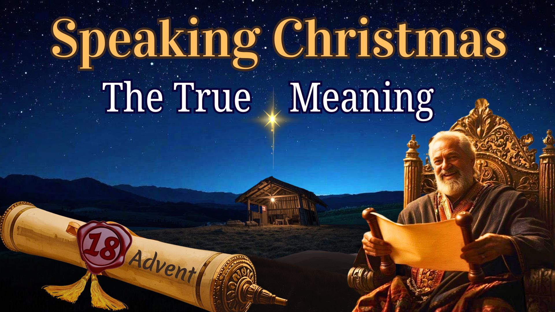 Speaking Christmas ~ Advent ~ 18th. – Journeying with Jesus