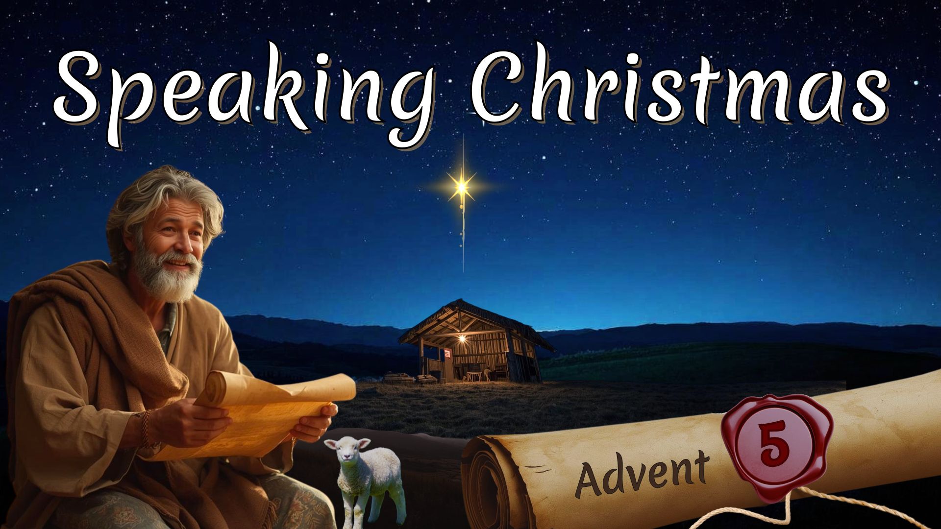 Speaking Christmas ~ Advent ~ 5th. – Journeying with Jesus